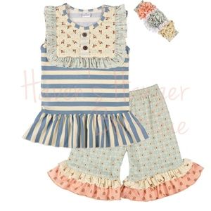 Matching Sets | 3pc Multiprint Shorts Set 6 | Poshmark